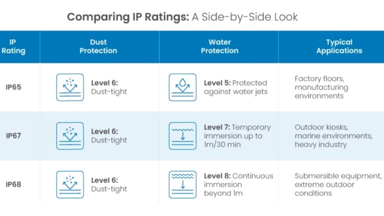 IP65 vs IP67: Which IP Rating is Best for You? - KDM Steel